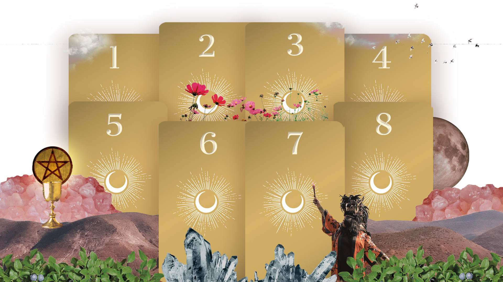 Your 8 Card FREE Tarot Reading - Pick two cards - Michele Knight-Waite